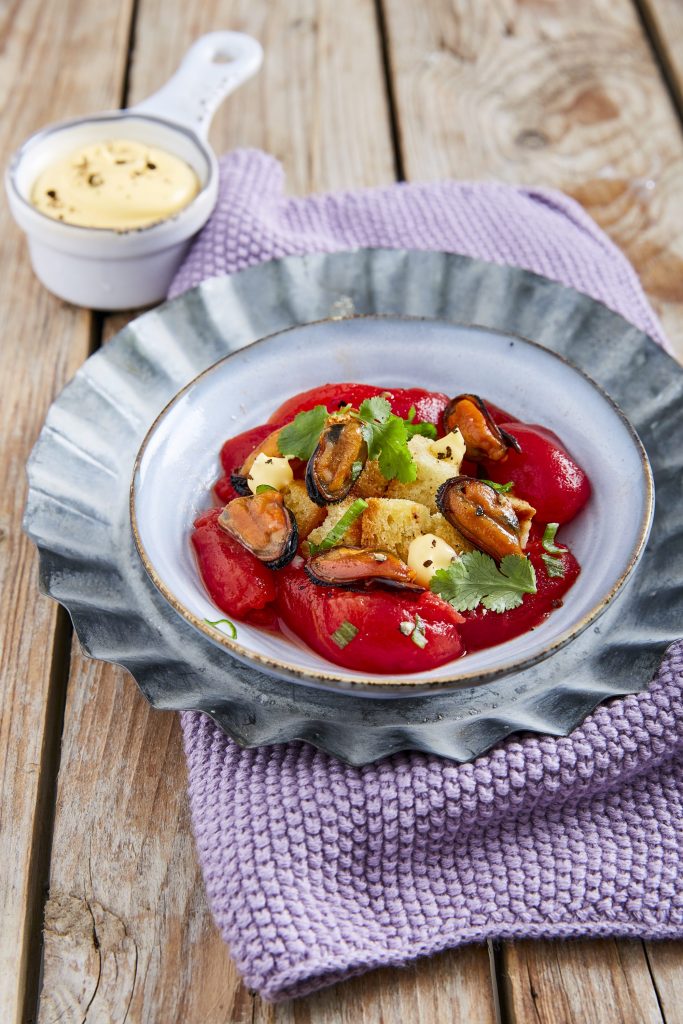 STEKTE MUSLINGER MED TOMATER, PEPPERROT OG KORIANDER oppskrift | Mutti ...