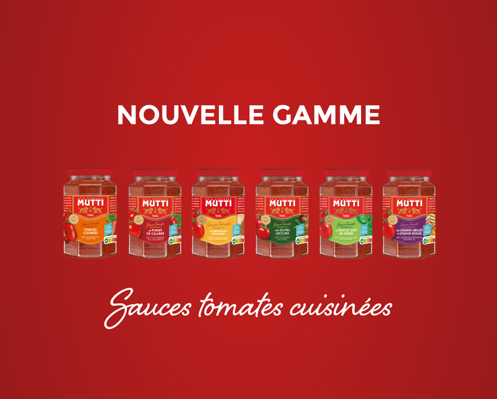 Nouvelle gamme de sauces tomates cuisinées | Mutti